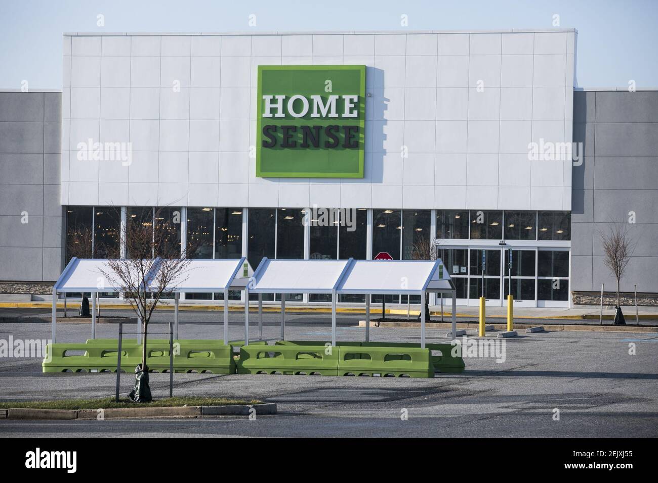 A logo sign outside of a HomeSense retail store location in Bel Air, Maryland on March 26, 2020 ...