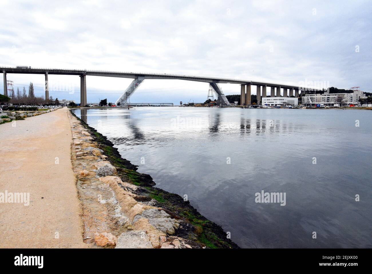Martigues motorway viaduct hi-res stock photography and images - Alamy