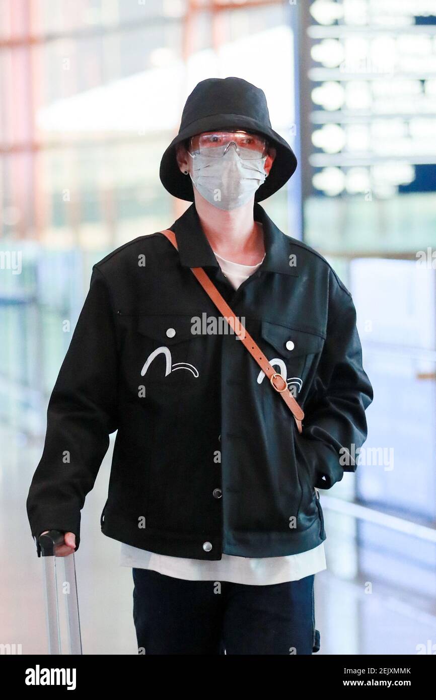 Chinese pop singer and songwriter Silence Wang arrives at a Beijing ...