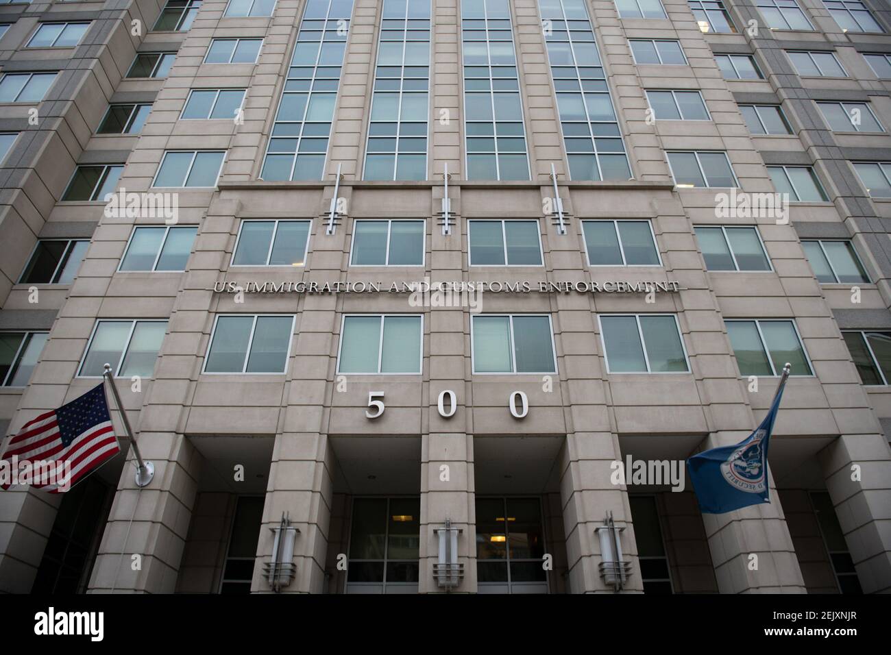 A general view of U.S. Immigration and Customs Enforcement (ICE ...