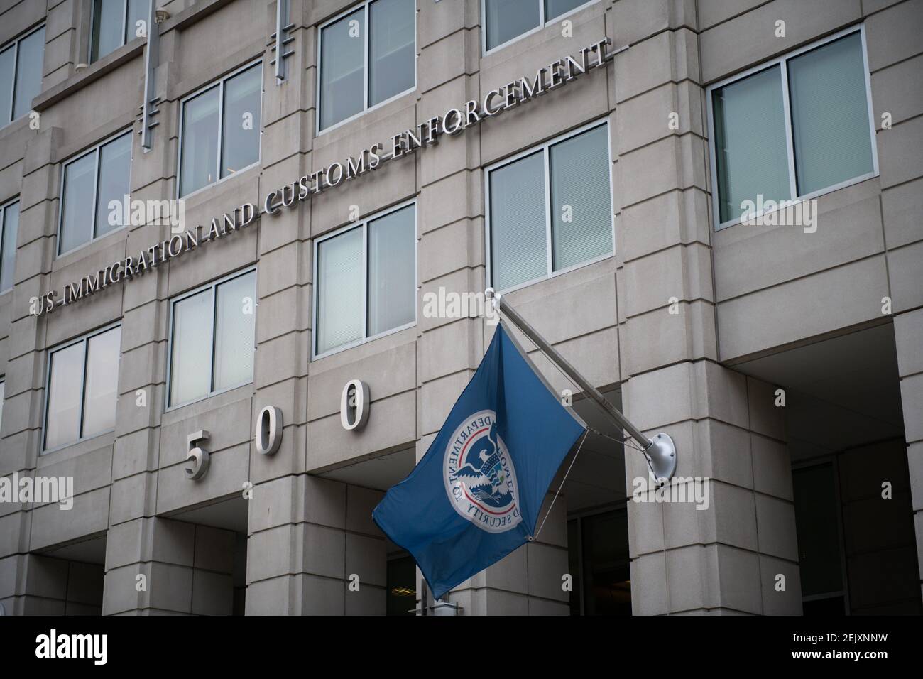 A general view of U.S. Immigration and Customs Enforcement (ICE ...