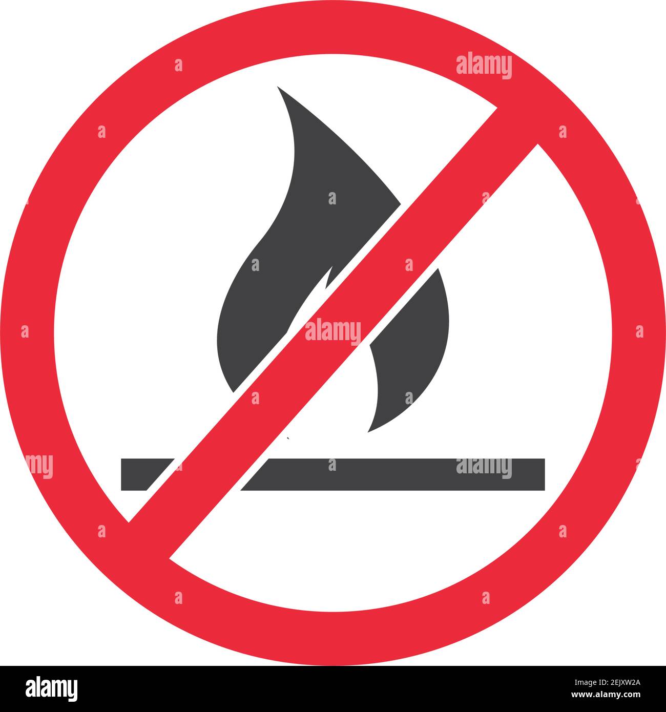 Dont fire prohibition sign hi-res stock photography and images - Alamy