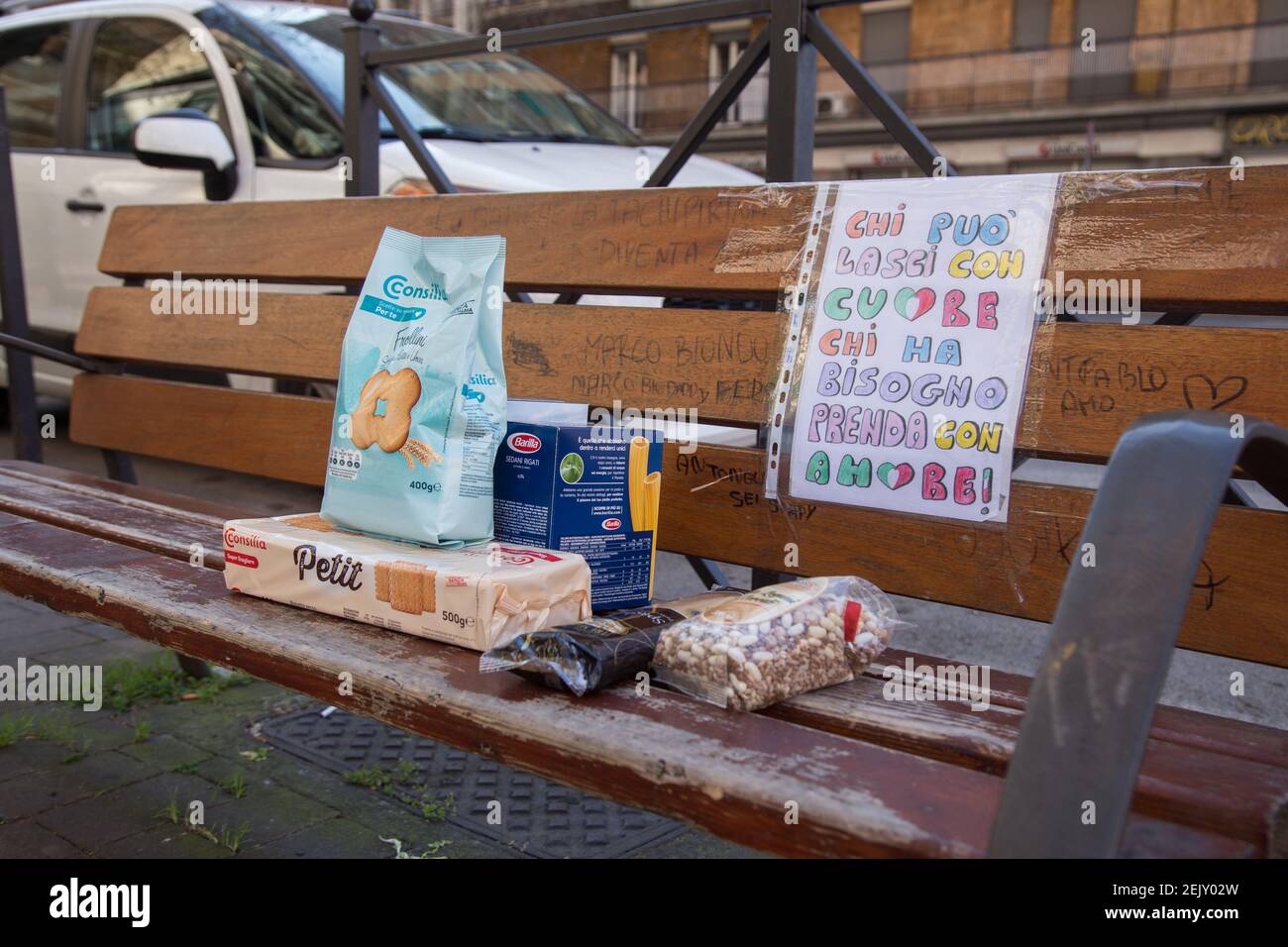 In Rome, Italy on April 1, 2020. In via Oderisi da Gubbio, Marconi ...