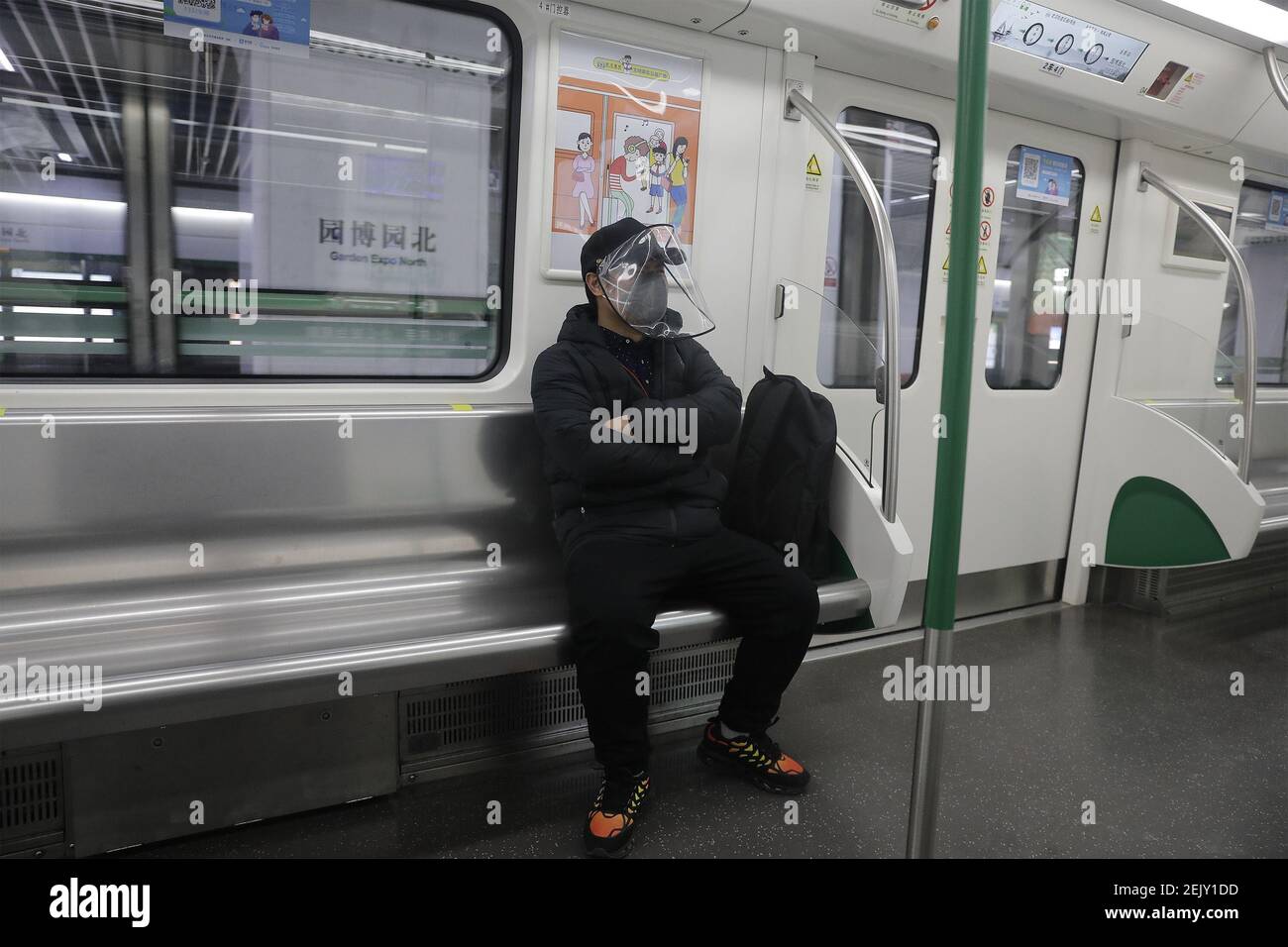 Passengers take underground to their destination as some lines of the ...