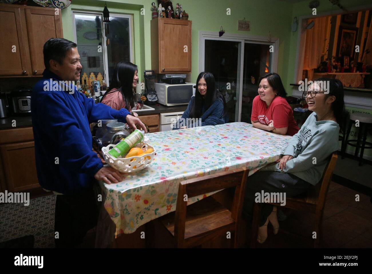University of Illinois at Chicago nurses Terence Yee, left, and Sweet ...