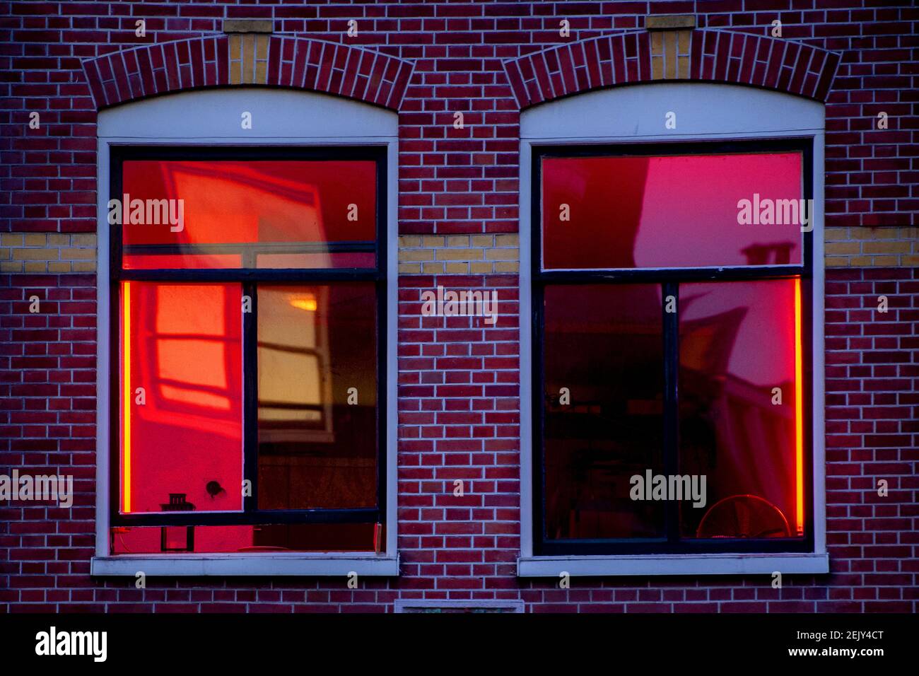 The world famous red light district is closed and empty because of the ...