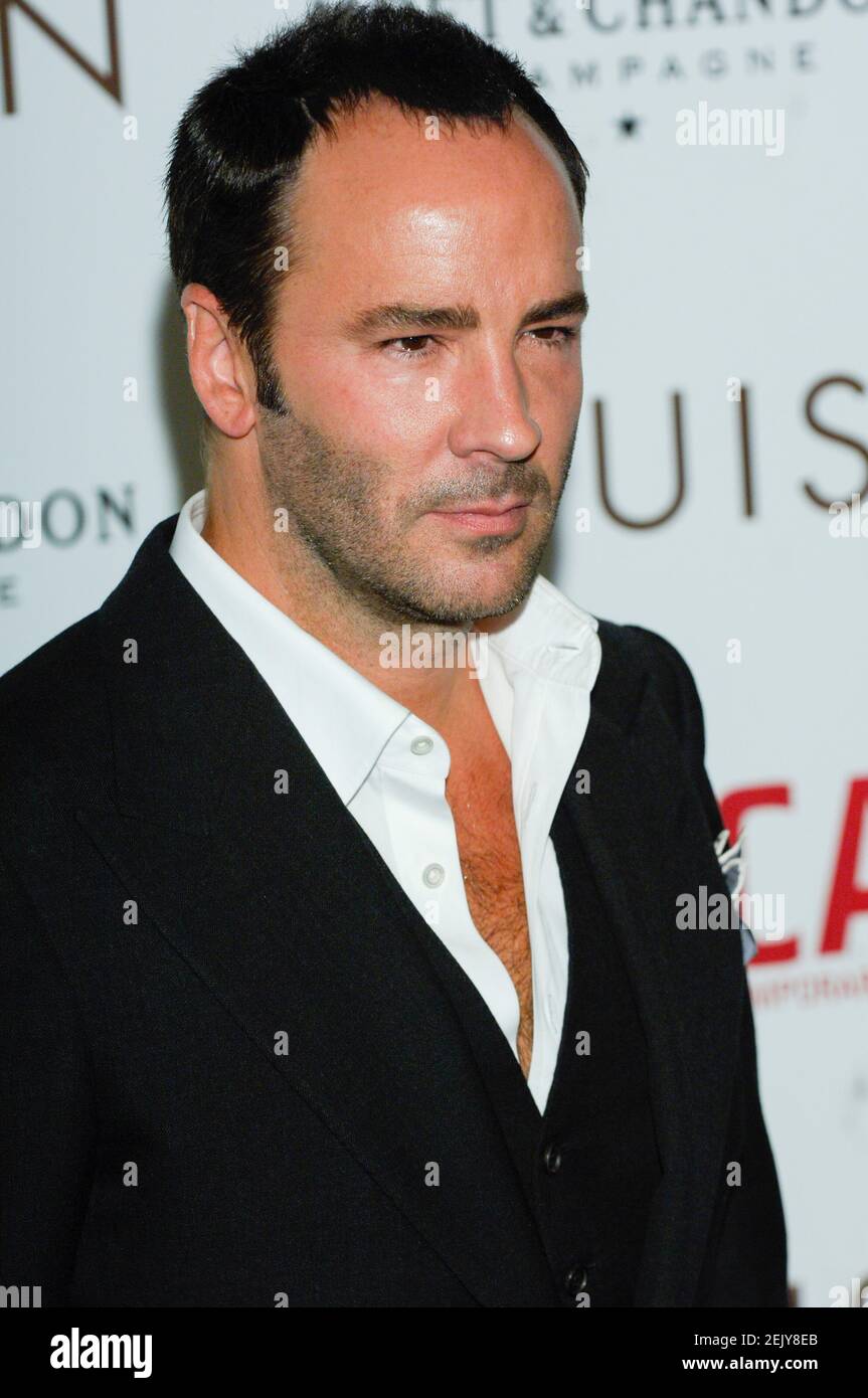 Designer Tom Ford attends arrivals at the Louis Vuitton Gala ...