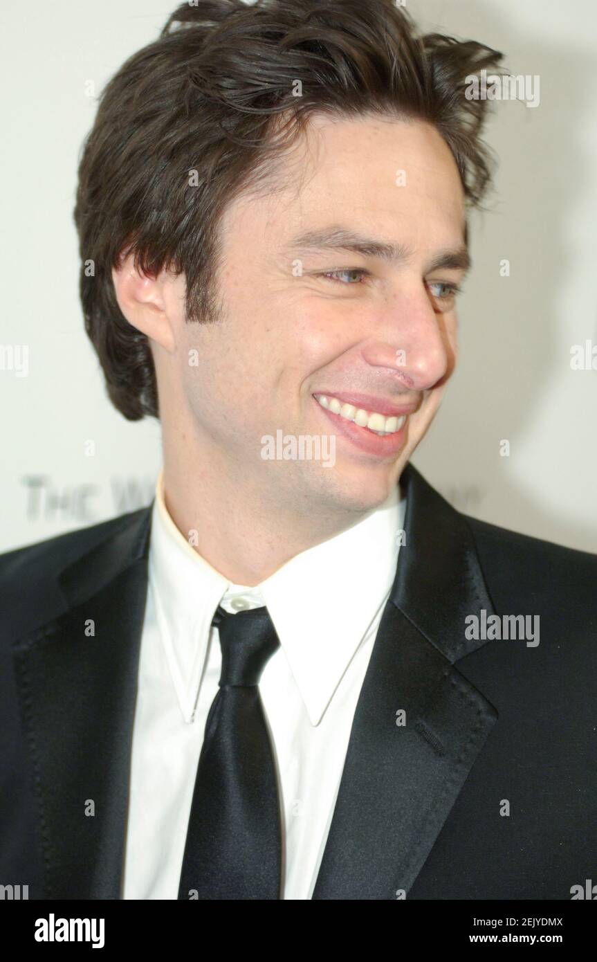 Actor Zach Braff attends arrivals for Weinstein Co. Golden Globes After ...