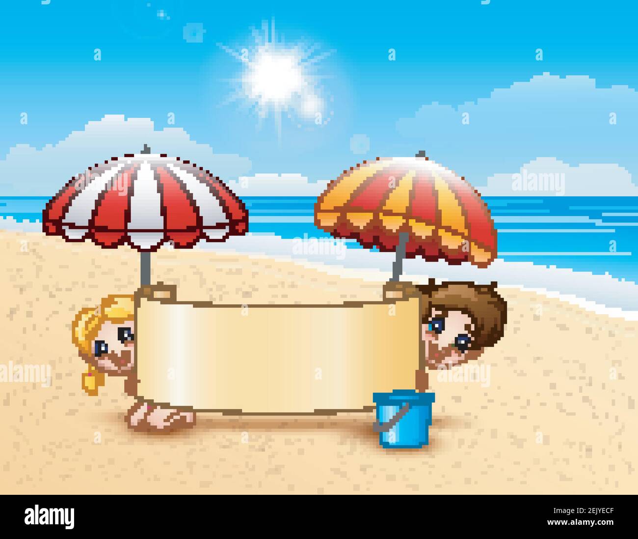 Signboard at hot spring Stock Vector Images - Alamy