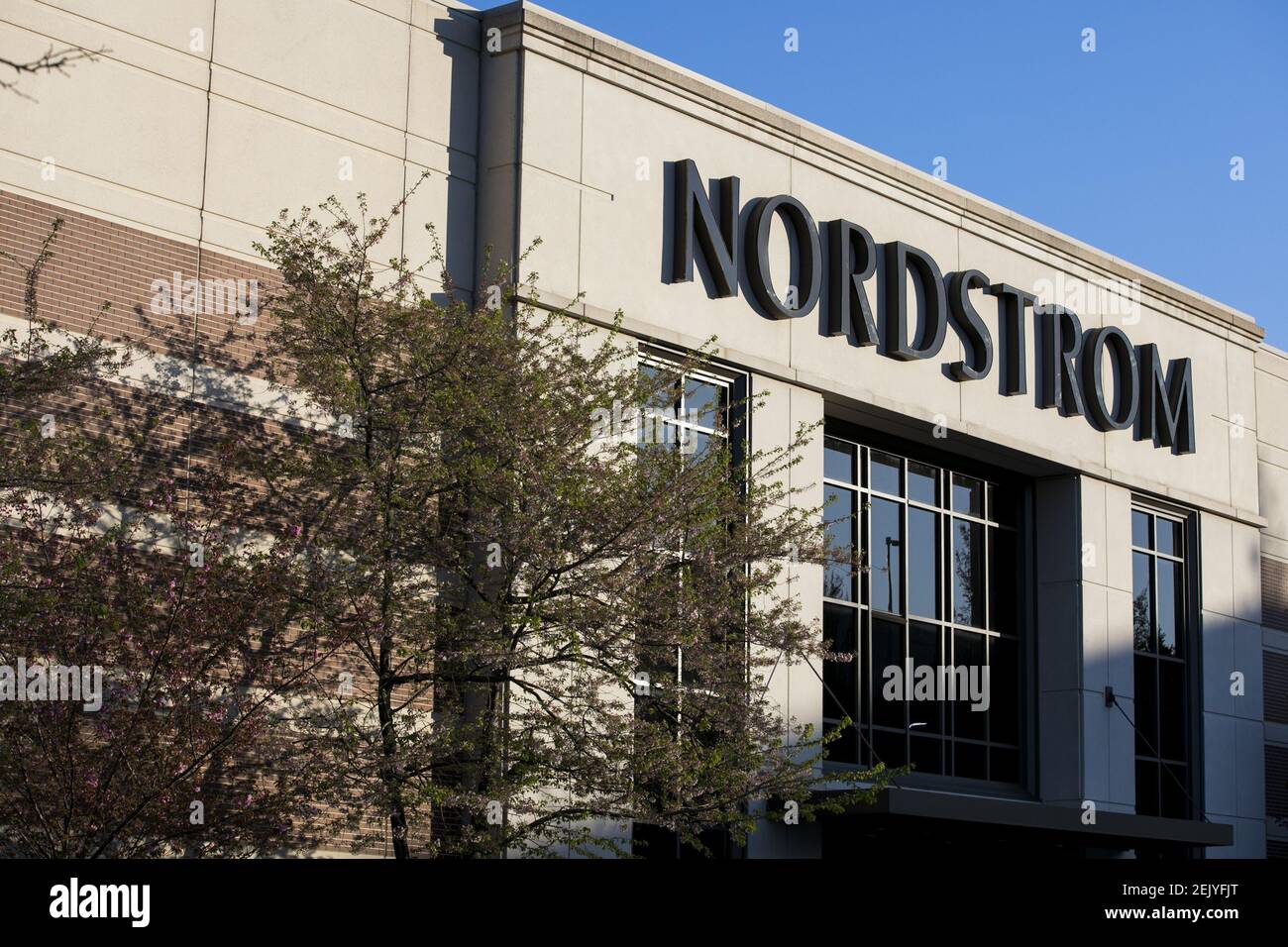A logo sign outside of a Nordstrom retail store location in Columbia ...