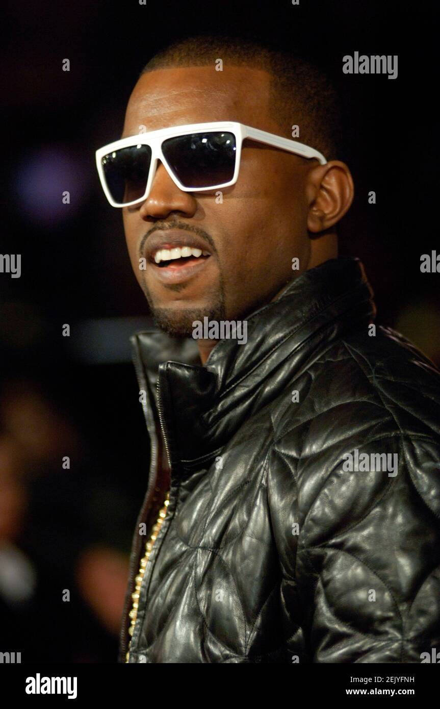 Rapper / Actor Kanye West attends arrivals for the premiere of Smokin ...