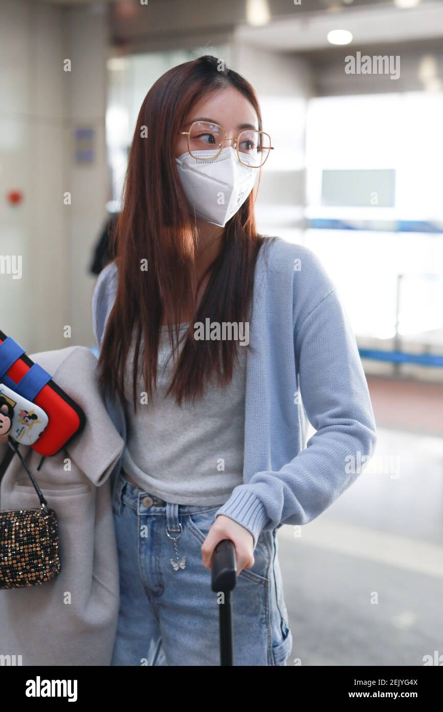 Chinese actress Zhu Xudan?Bambi Zhu?appears in one of the airports in ...
