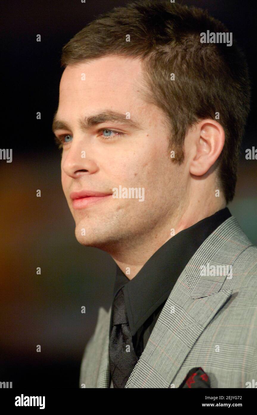 Actor Chris Pine attends arrivals for the premiere of Smokin' Aces at ...