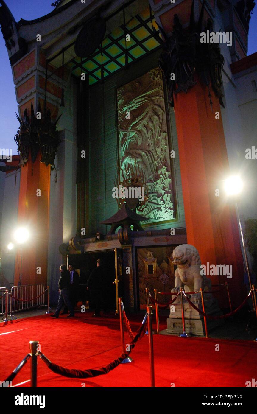 Red carpet atmosphere at Grauman's Chinese Theater on January 18, 2007 ...