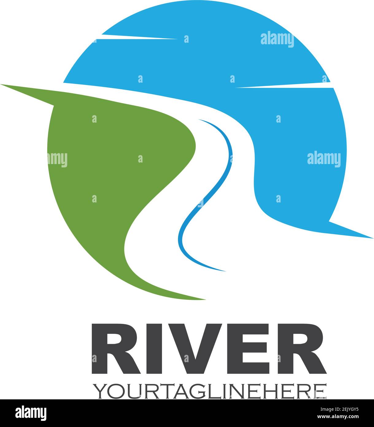 Alpine lake sign Stock Vector Images - Alamy