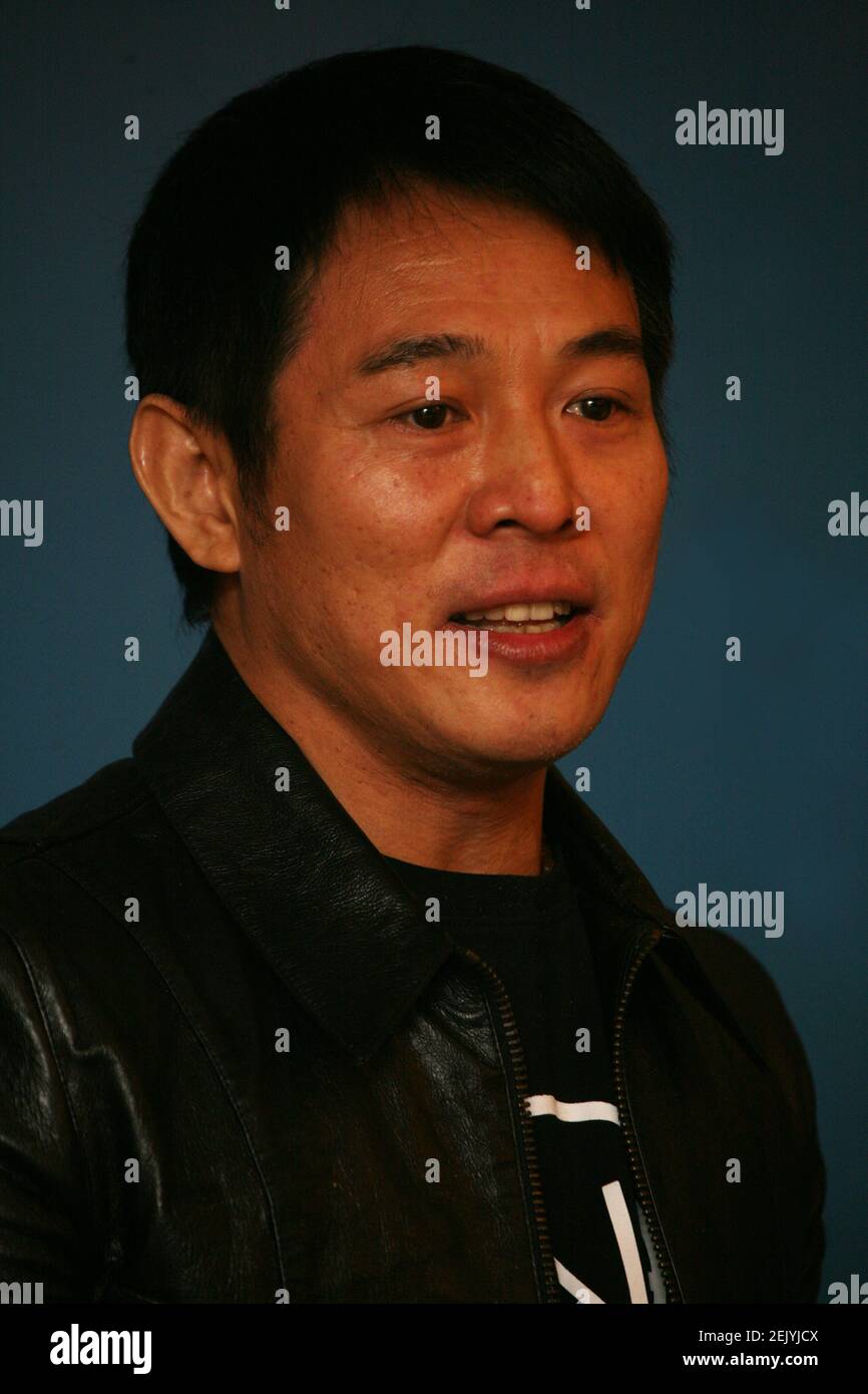 --FILE--In this undated and unlocated photo, Chinese film actor Jet Li ...