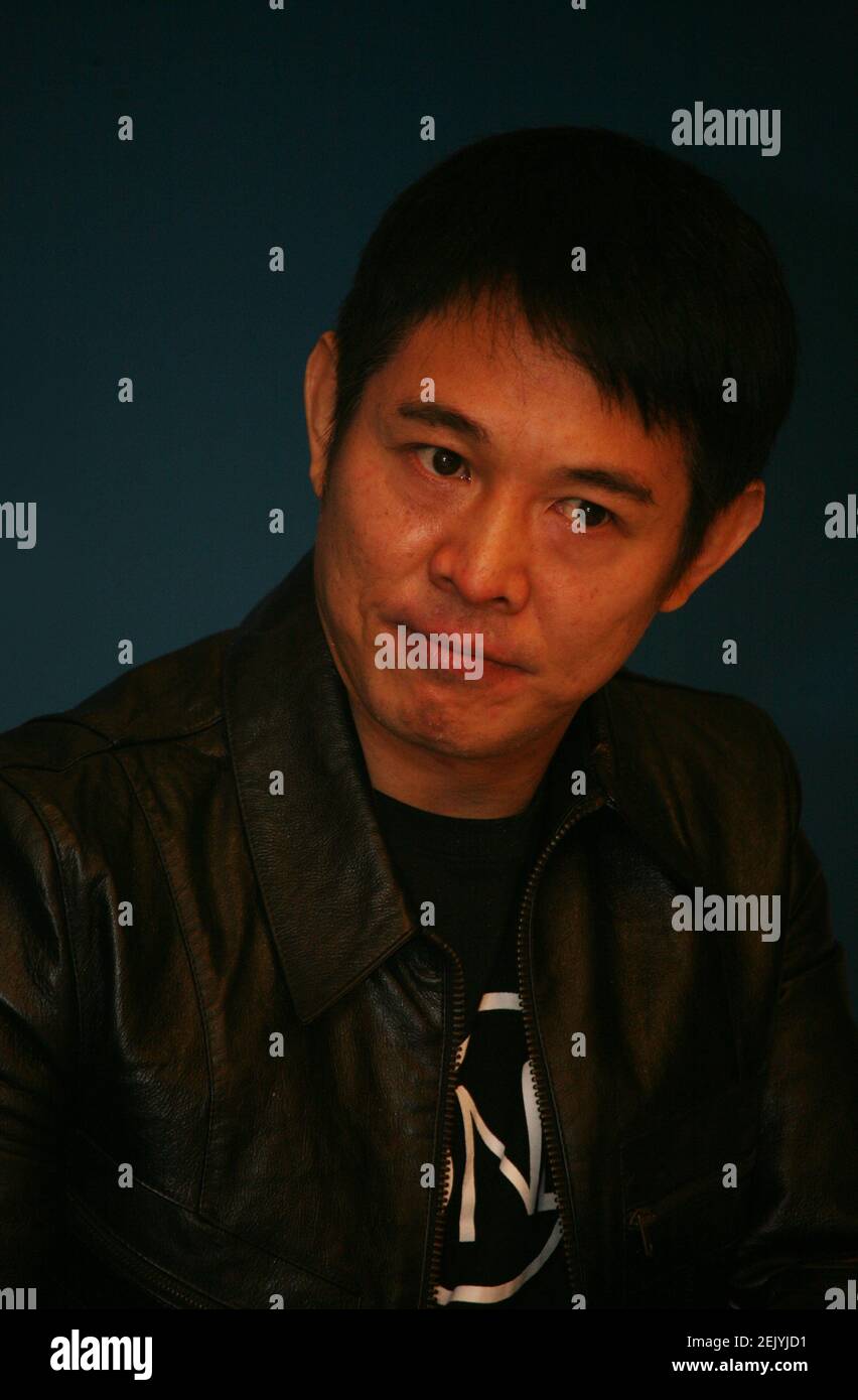 --FILE--In this undated and unlocated photo, Chinese film actor Jet Li ...