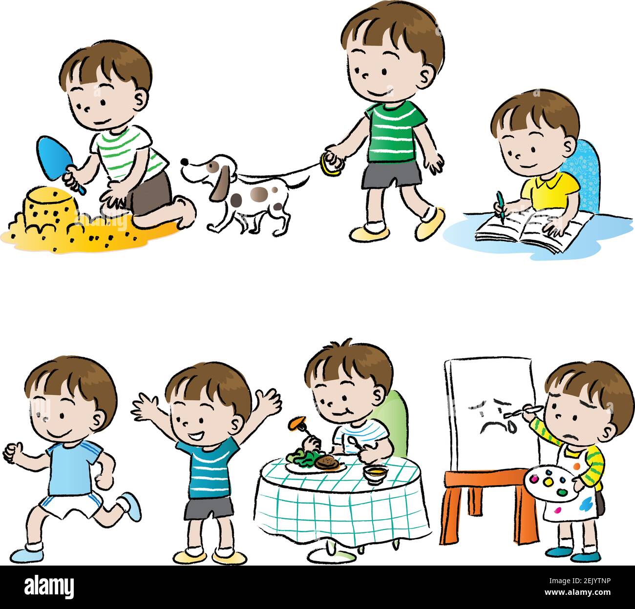 School studen Stock Vector Images - Alamy