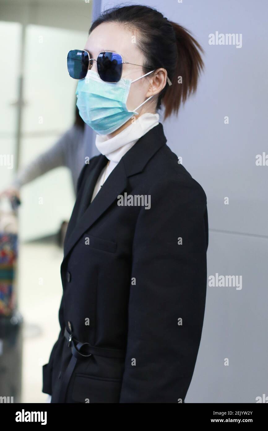 Chinese actress and dancer Wang Likun or Claudia Wang arrives at a ...