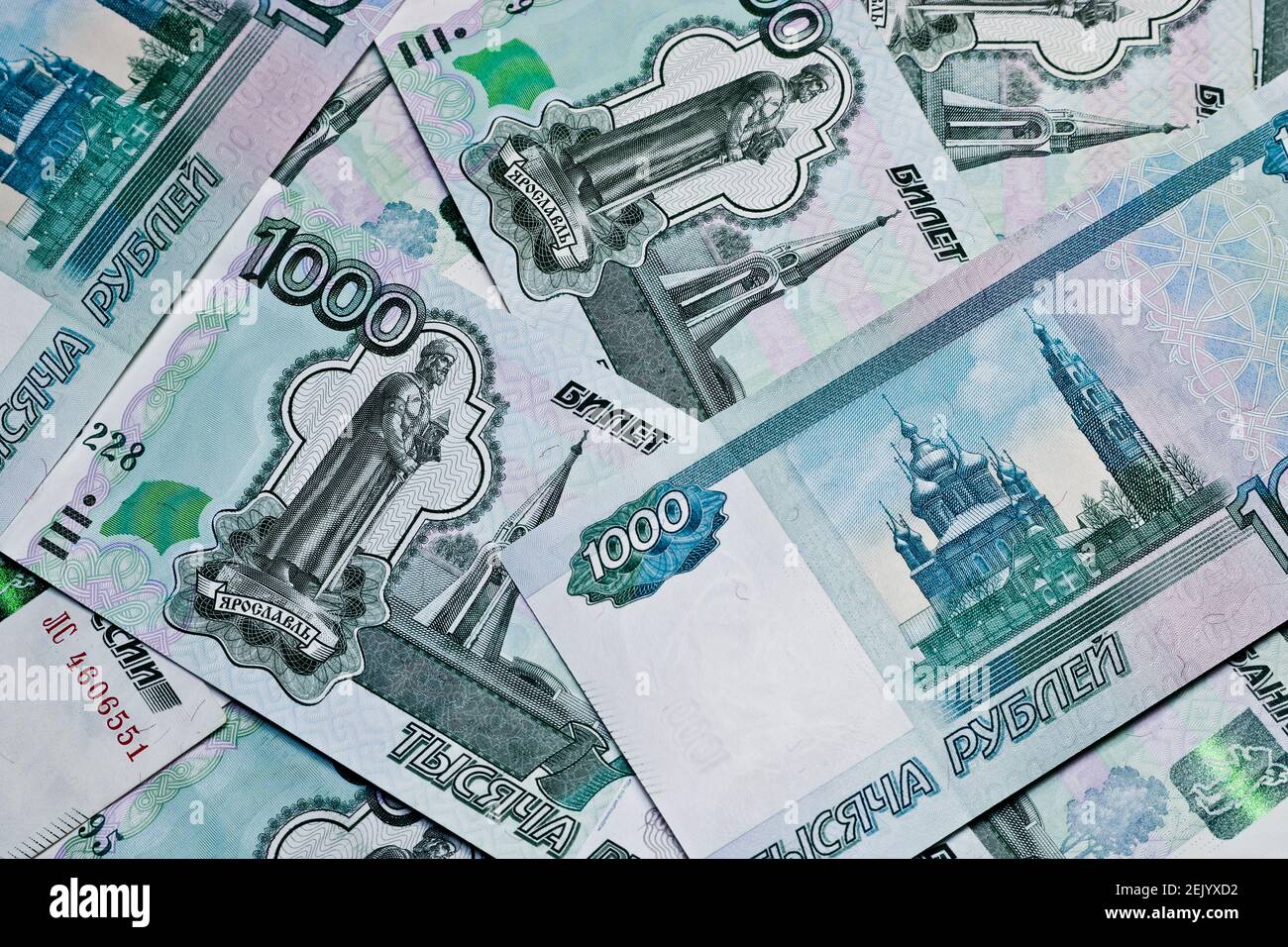 1000 rouble note hi-res stock photography and images - Alamy