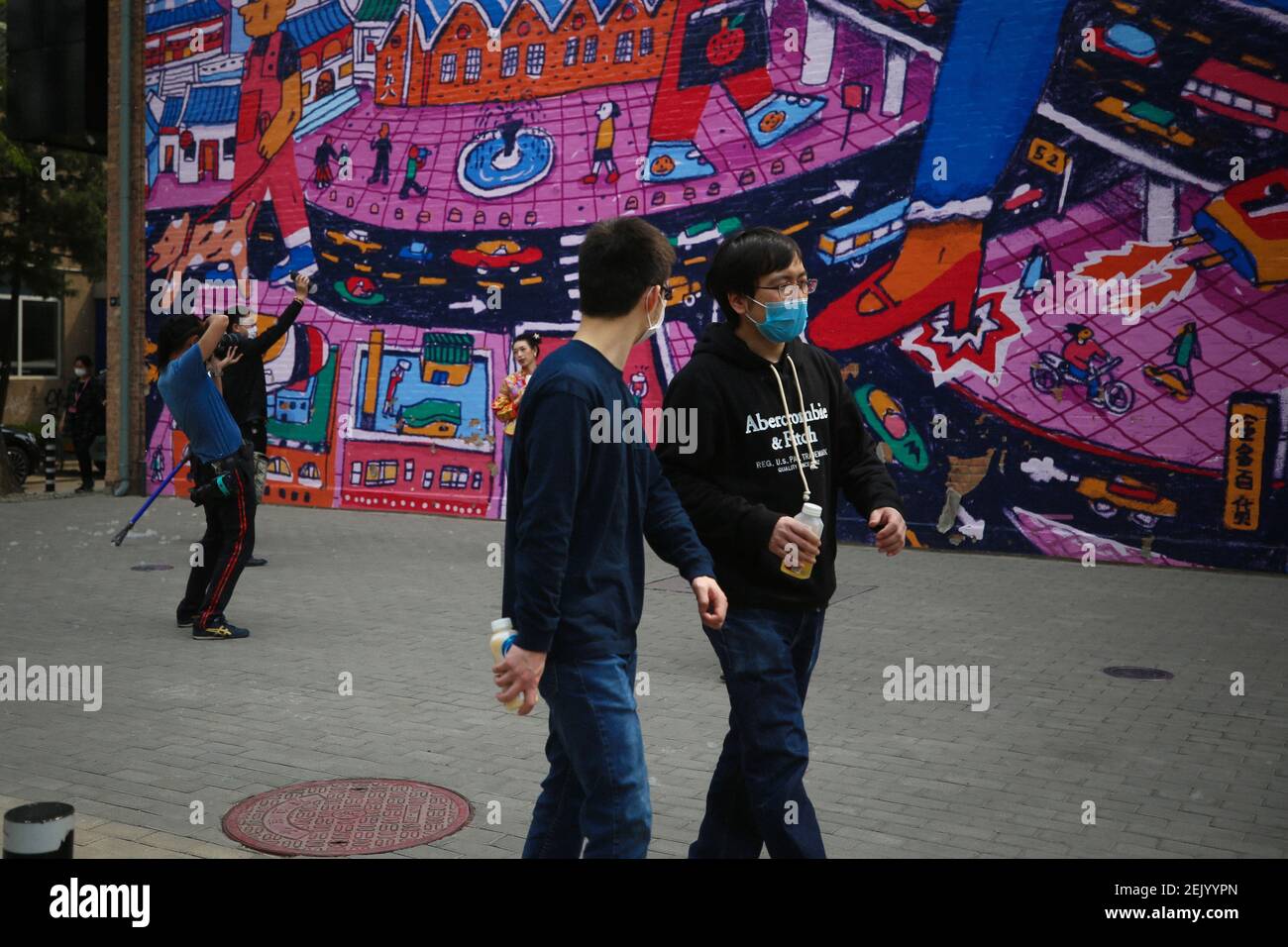 Several exhibition areas in Beijing 798 Art Zone which have grand space ...