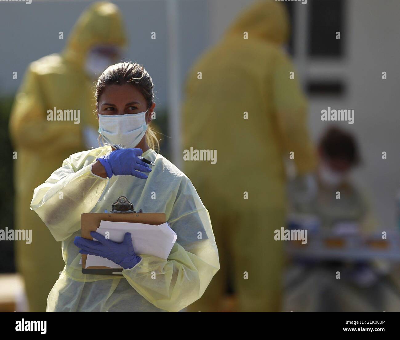 On Tuesday, April 14, 2020 a team of University of Miami Health Systems ...