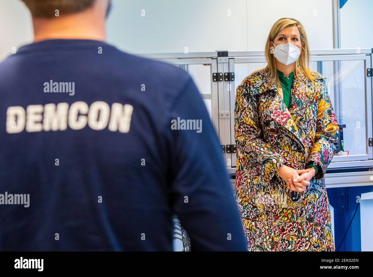 Queen Maxima pays a working visit to technology company Demcon in ...