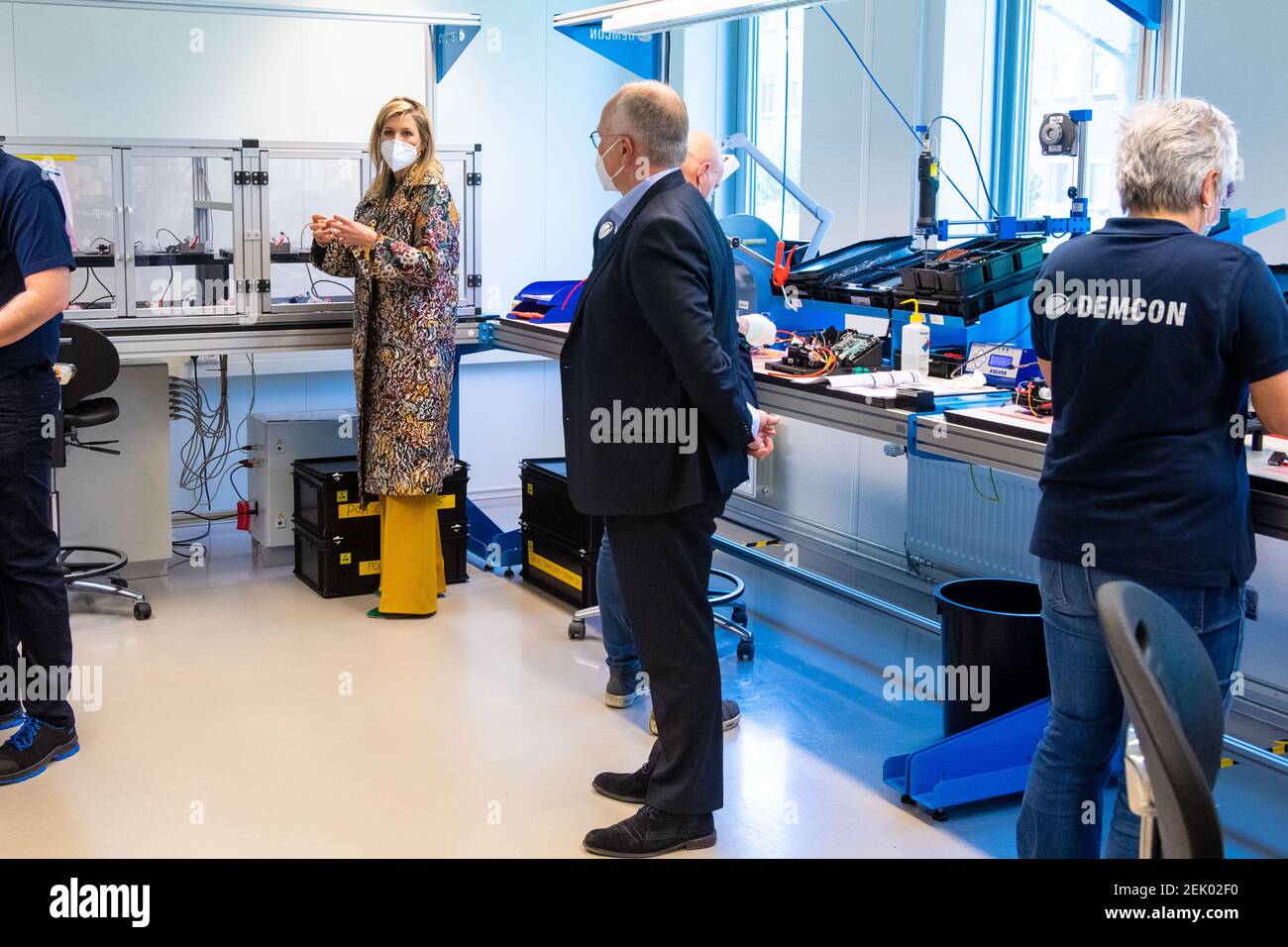 Queen Maxima pays a working visit to technology company Demcon in ...