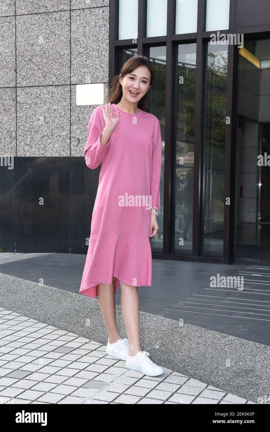 Taiwanese actress He Yuwen poses for pictures in Taipei, Taiwan, 14 ...