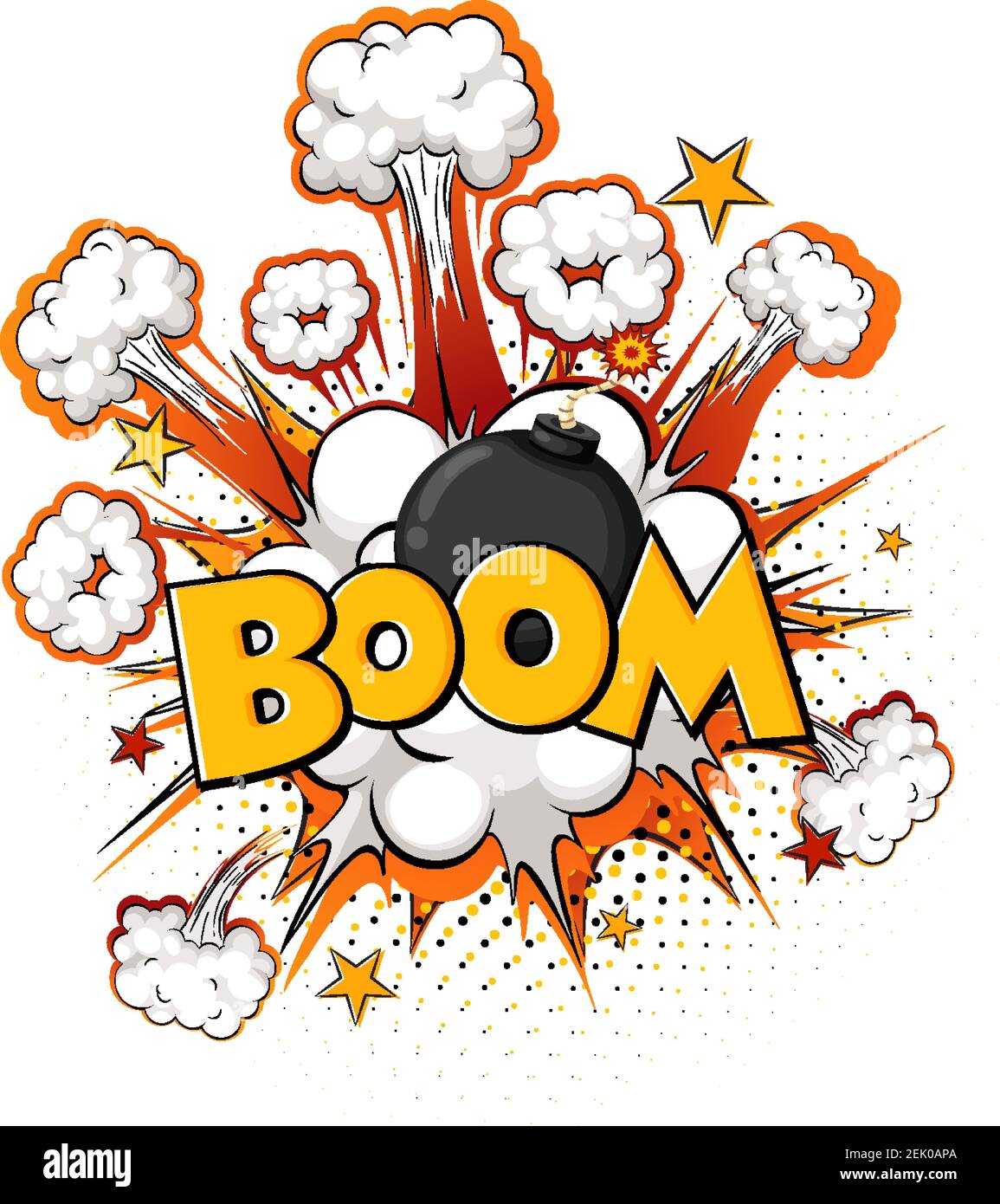 Boom word clipart Cut Out Stock Images & Pictures - Alamy