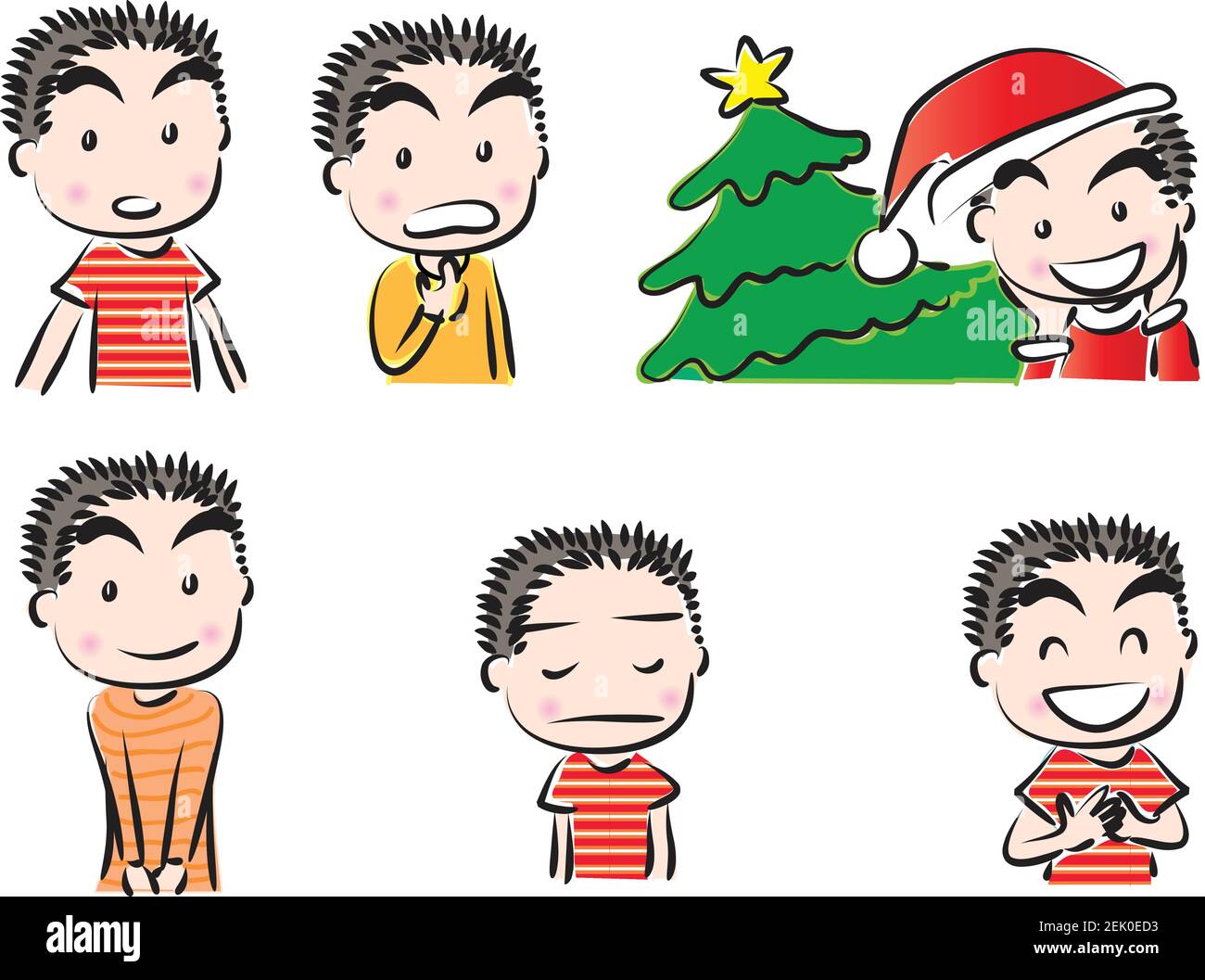 Kids smile sad face Cut Out Stock Images & Pictures - Alamy