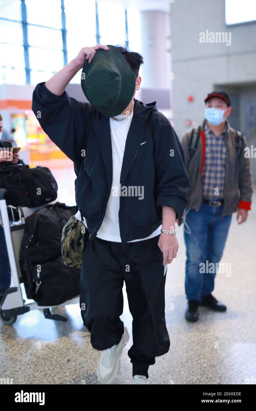 Chinese television variety show host, actor Qian Feng arrives at an ...