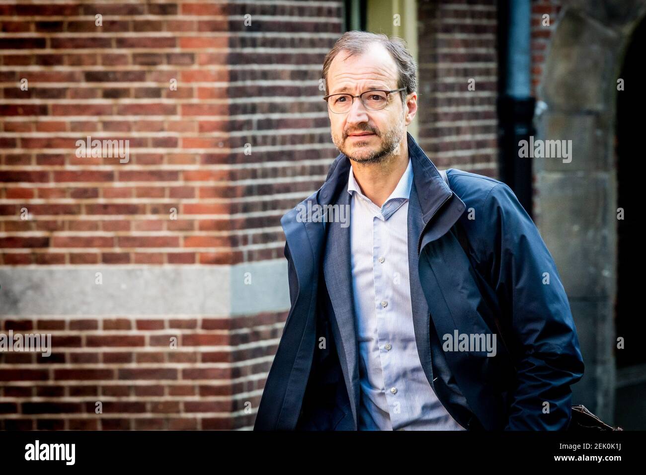 DEN HAAG, 24-04-2020, Ministers before the weekly Ministerraad at the ...