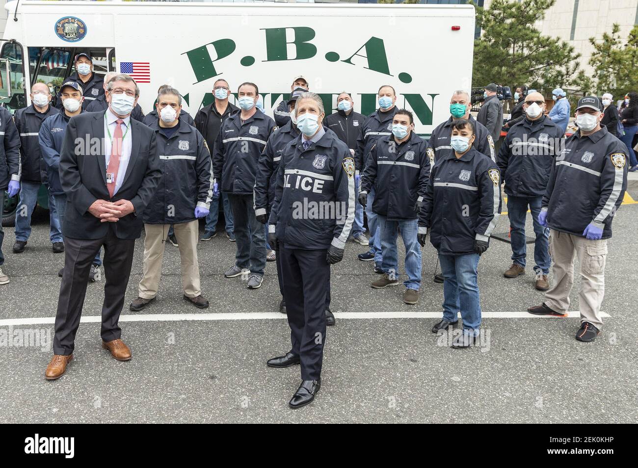 CEO of Northwell Health Michael Dowling & President of PBA Patrick ...