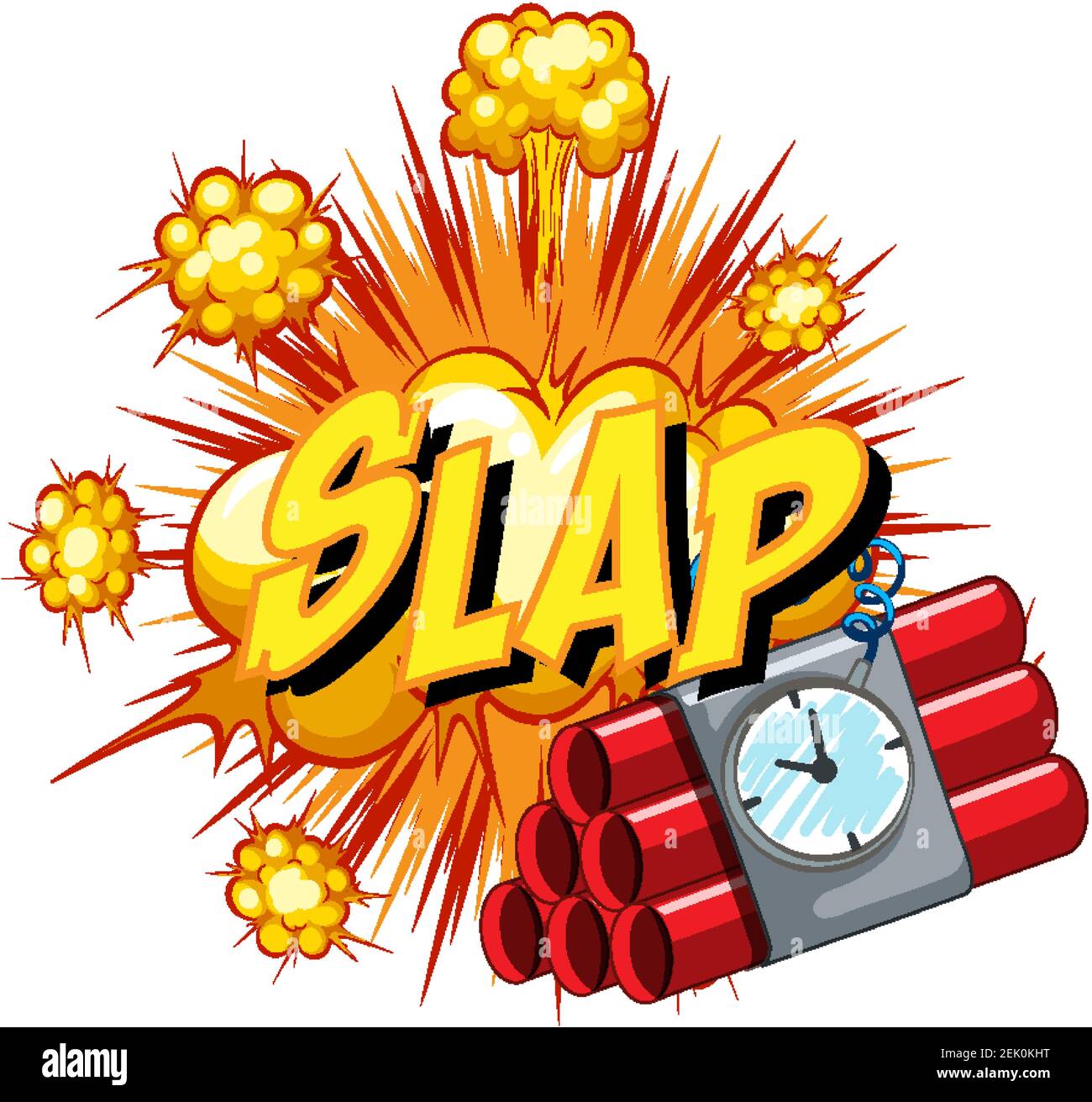 Slap bang Cut Out Stock Images & Pictures - Alamy