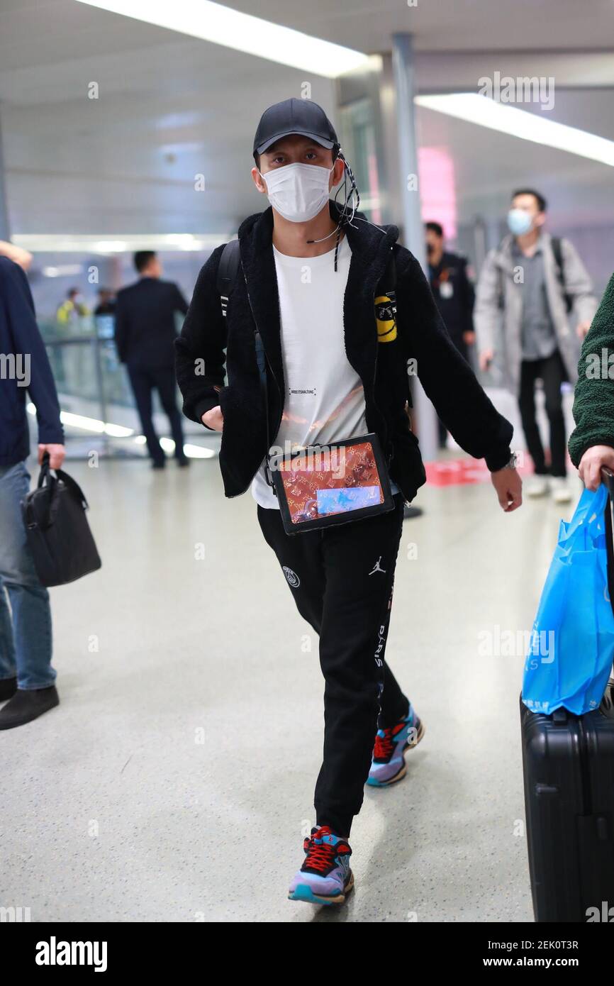 Chinese actor and director Li Chen or Jerry Li shows up at a Shanghai ...