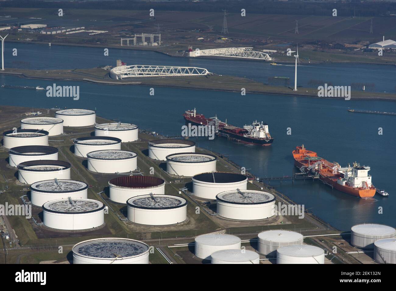 ROTTERDAM 28-04-2020, Aerial photos Rotterdam. Rotterdamse Havens ...