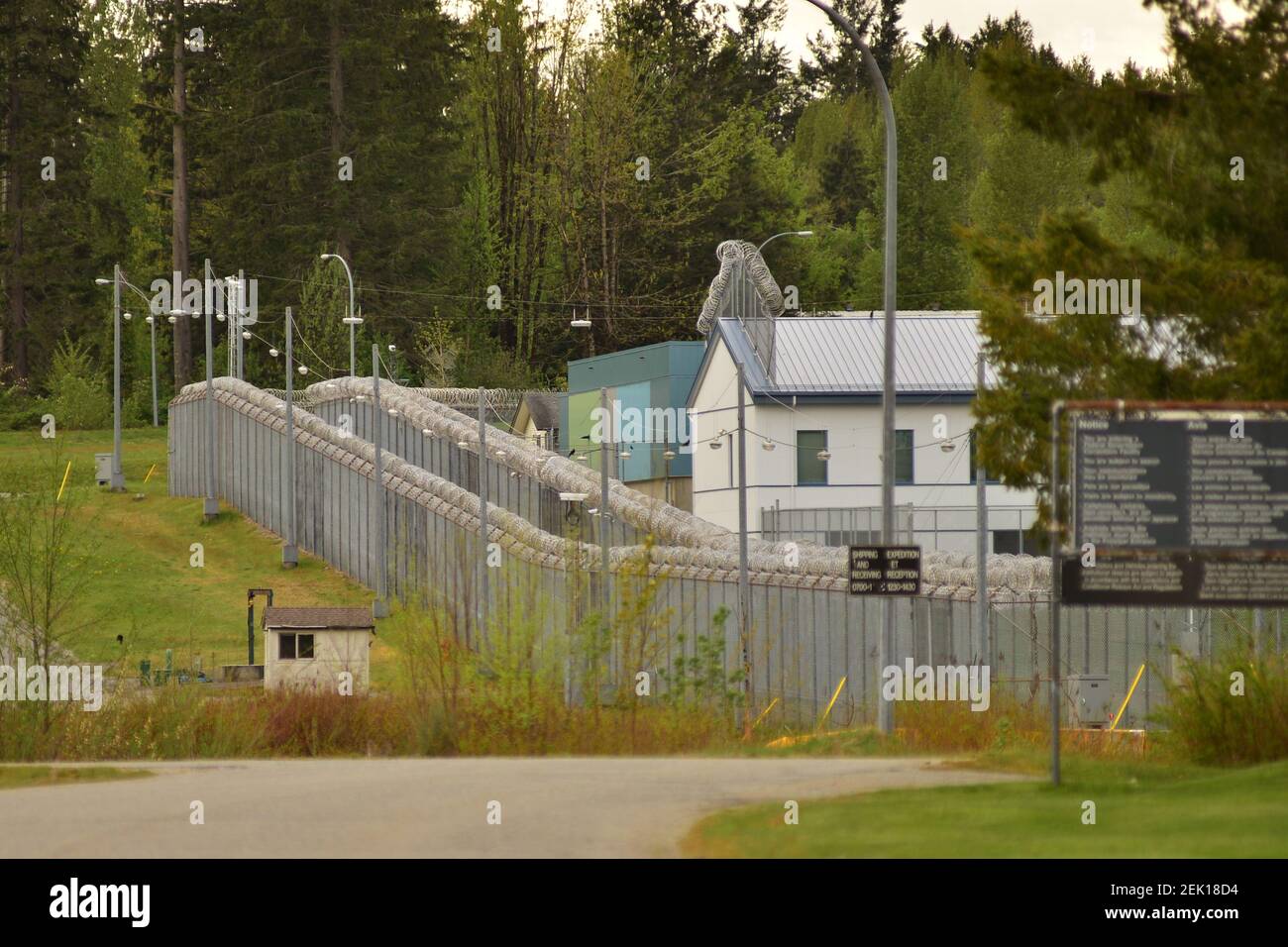 Correctional Service Canada's, Mission Institution is seen, during the ...