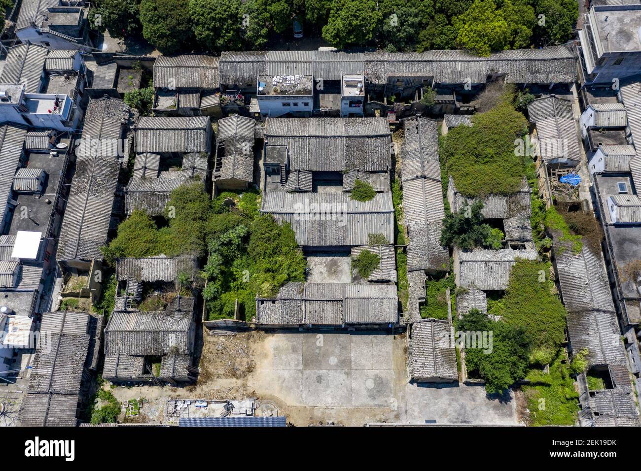 FENGSHUN, CHINA - APRIL 30, 2020 - Chinese traditional village ancient ...