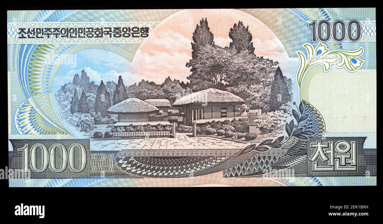 North Korea Won Bank Note High Resolution Stock Photography and Images ...