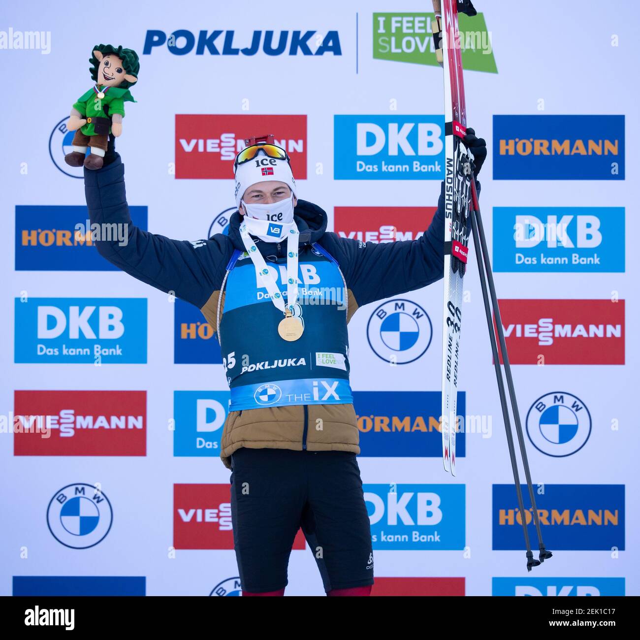 Pokljuka, Slovenia. 21st Feb, 2021. Biathlon: World Cup/World ...
