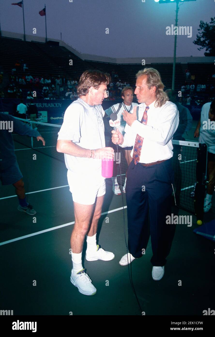 American tennis player Jimmy Connors, US Open 1992 Stock Photo - Alamy