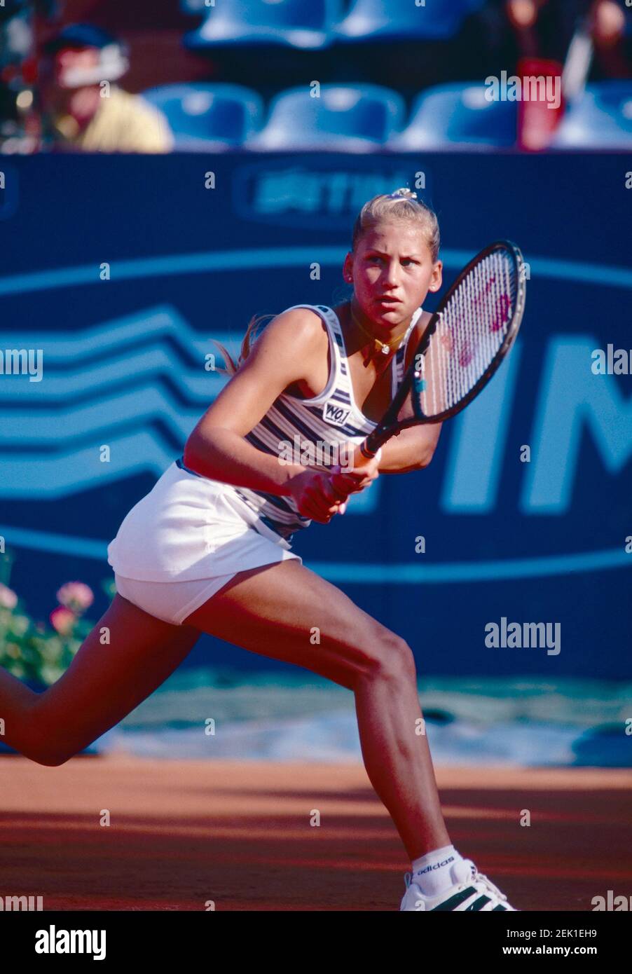 Russian tennis player Anna Kournikova, Italian Open 1998 Stock Photo ...