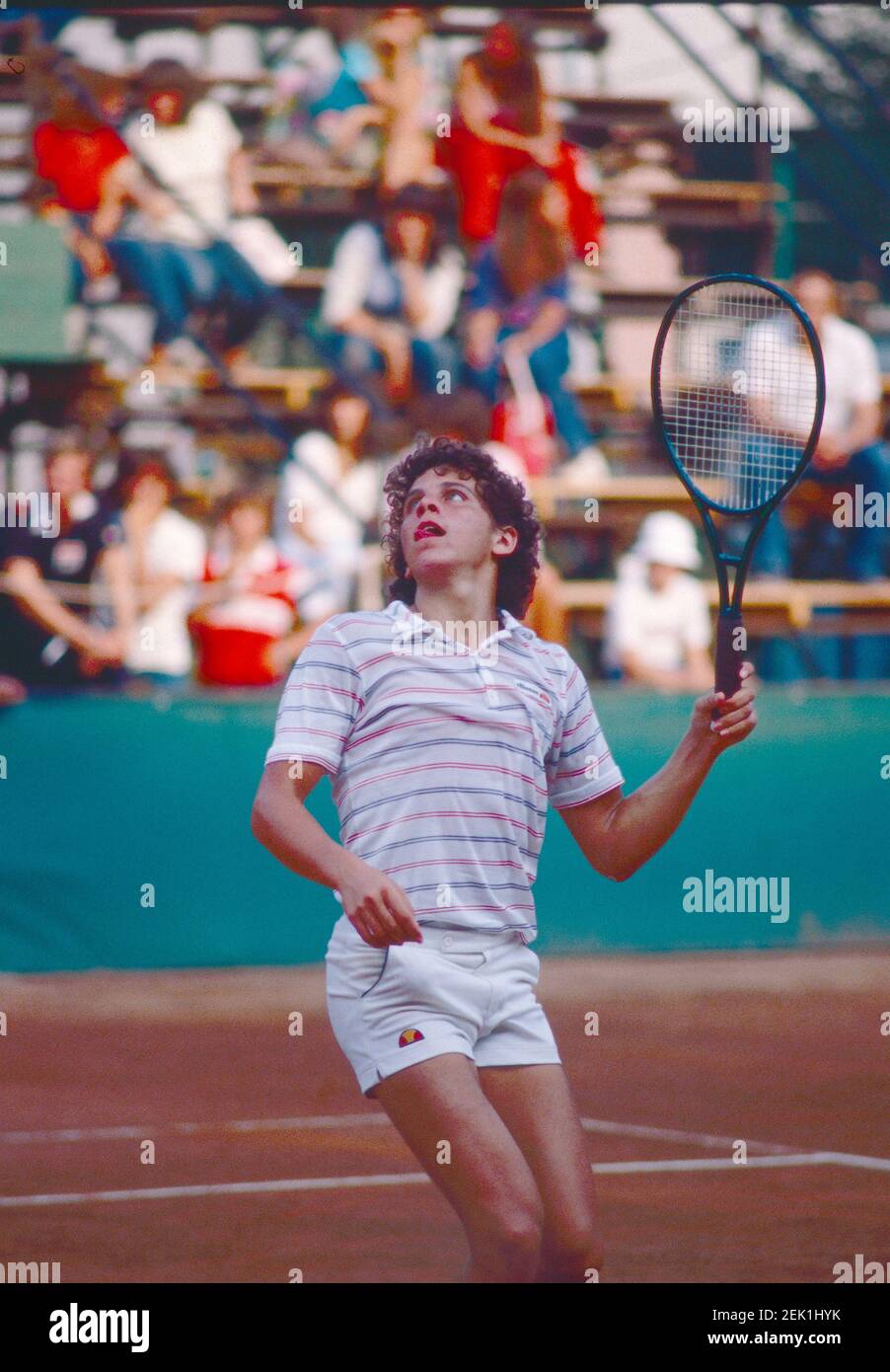 American tennis player Jim Gurfein, Italian Open, Rome, Italy 1980s ...
