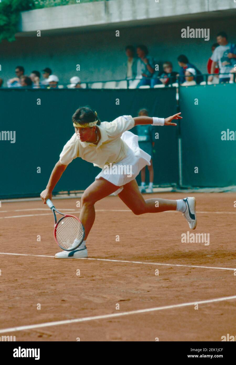German tennis player Wiltrud Probst, Roland Garros, France 1992 Stock ...