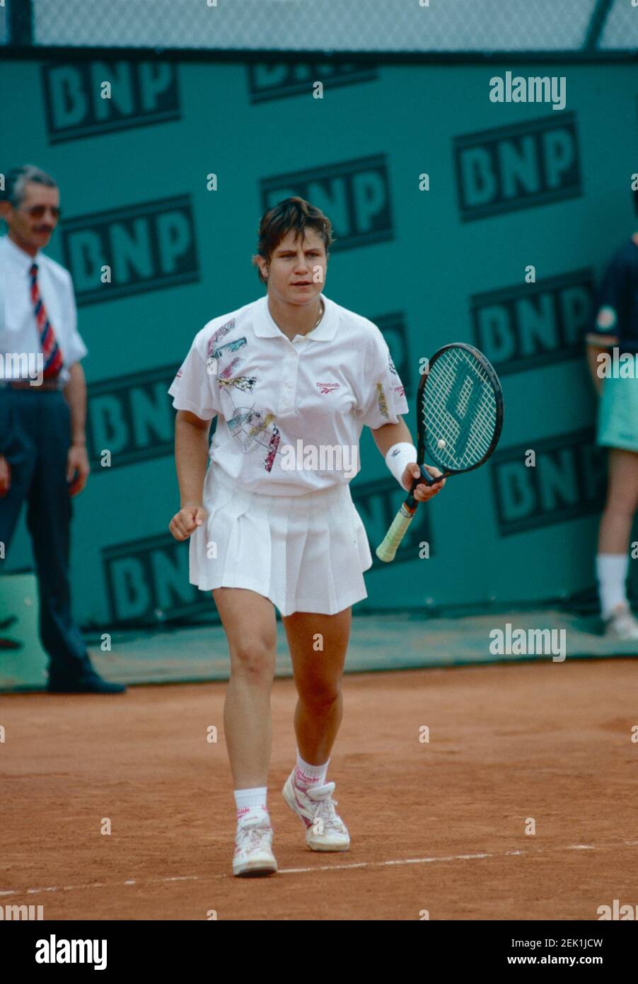 German tennis player Wiltrud Probst, Roland Garros, France 1993 Stock ...