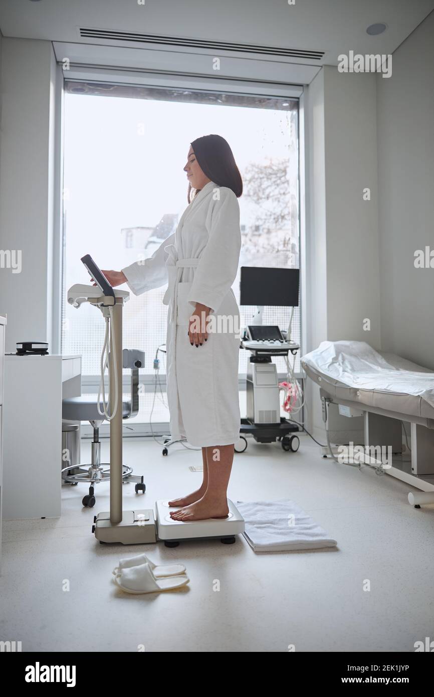 Person On Medical Scale
