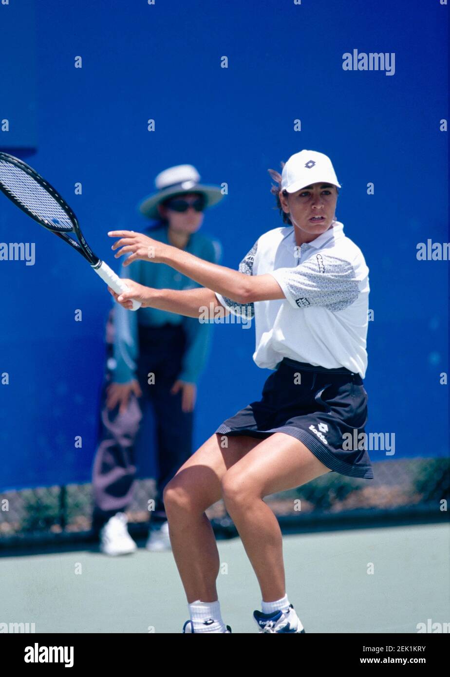 Italian tennis player Rita Grande, Australian Open 1999 Stock Photo - Alamy