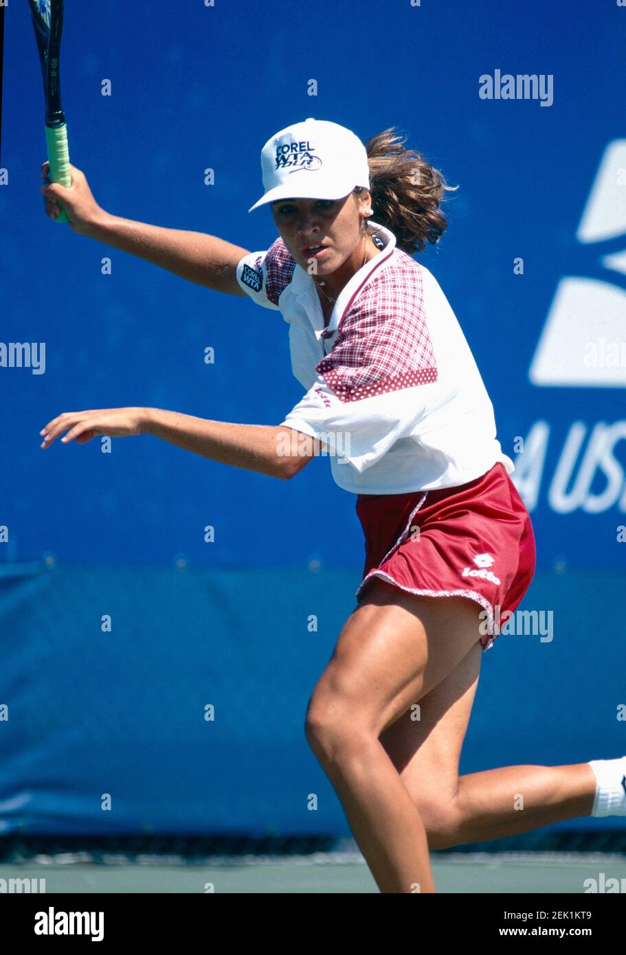 Italian tennis player Rita Grande, US Open 1996 Stock Photo - Alamy
