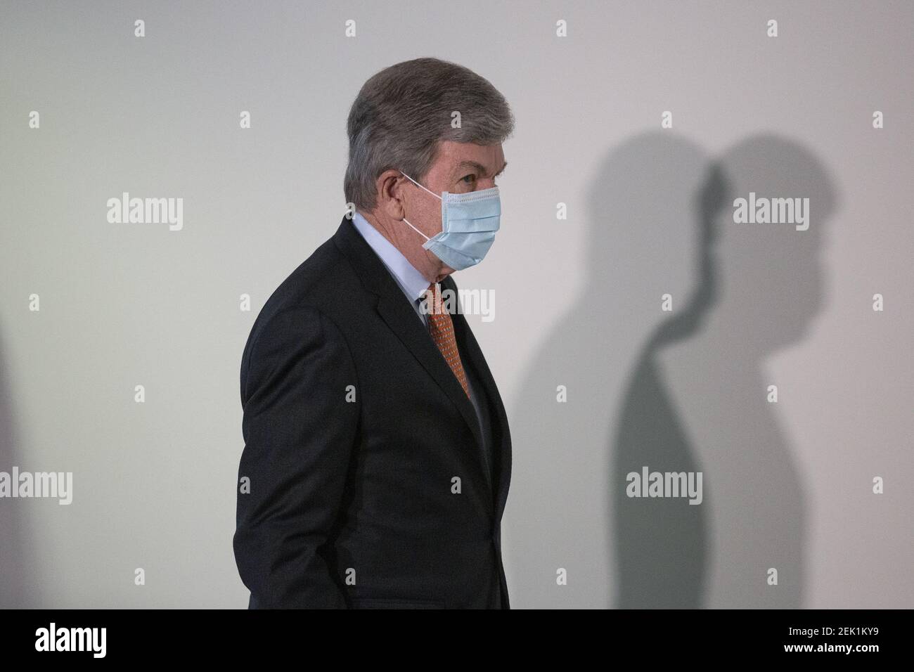 United States Senator Roy Blunt (Republican of Missouri) walks to the ...